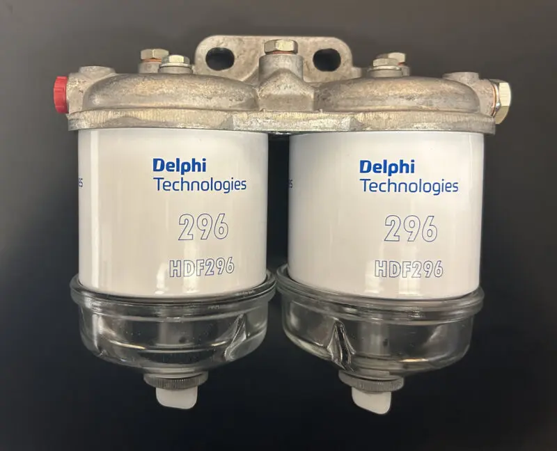 CAV delphi Filter Kit UNF Ports Double diesel Fuel Filter water traps ...