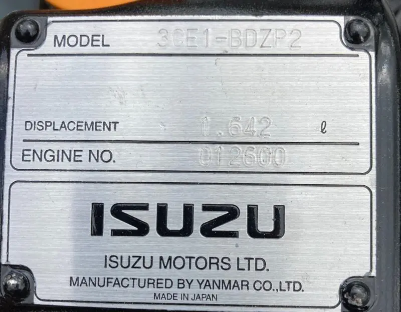ISUZU 3CE1 / YANMAR 3TNV88 ENGINE FOR SALE | RD Diesels