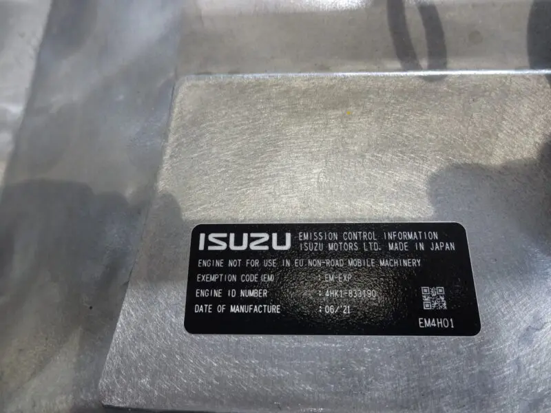 ISUZU 4HK1 TIER 3 24V ENGINE FOR SALE | RD Diesels