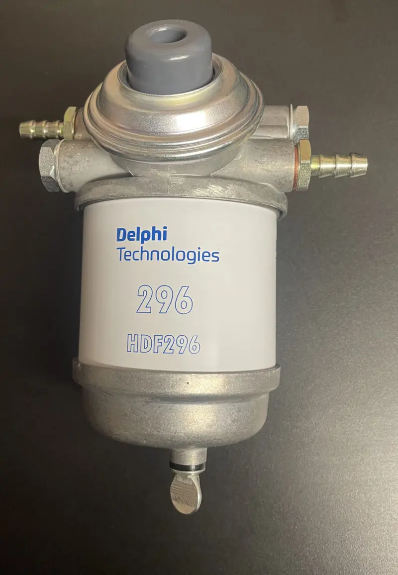 Diesel Cav Fuel Water Trap | 8mm Hose Tails | RD Diesels