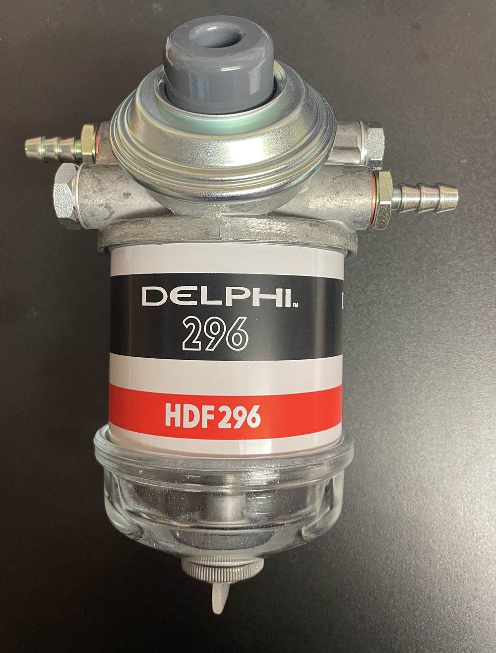 Diesel Cav Fuel Water Trap | 8mm Hose Tails | RD Diesels