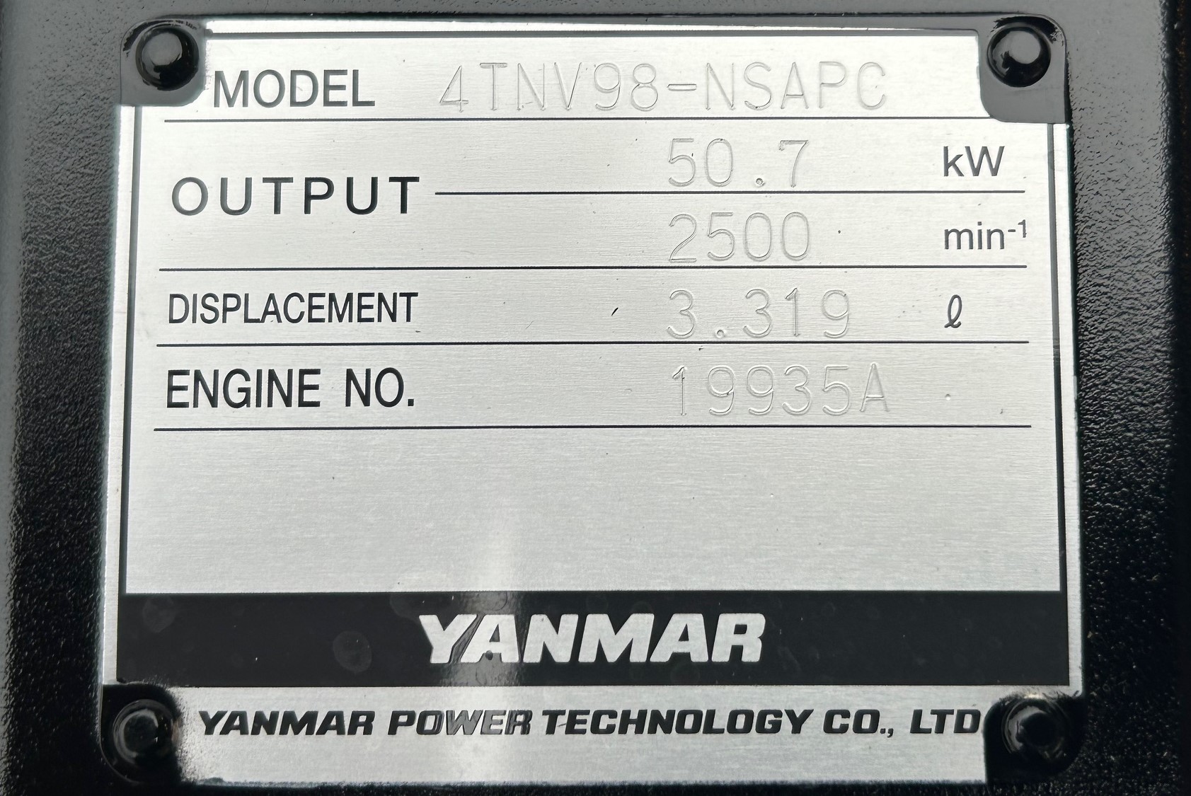 Yanmar 4tnv98 16v Engine | Diesel Engines | RD Diesels