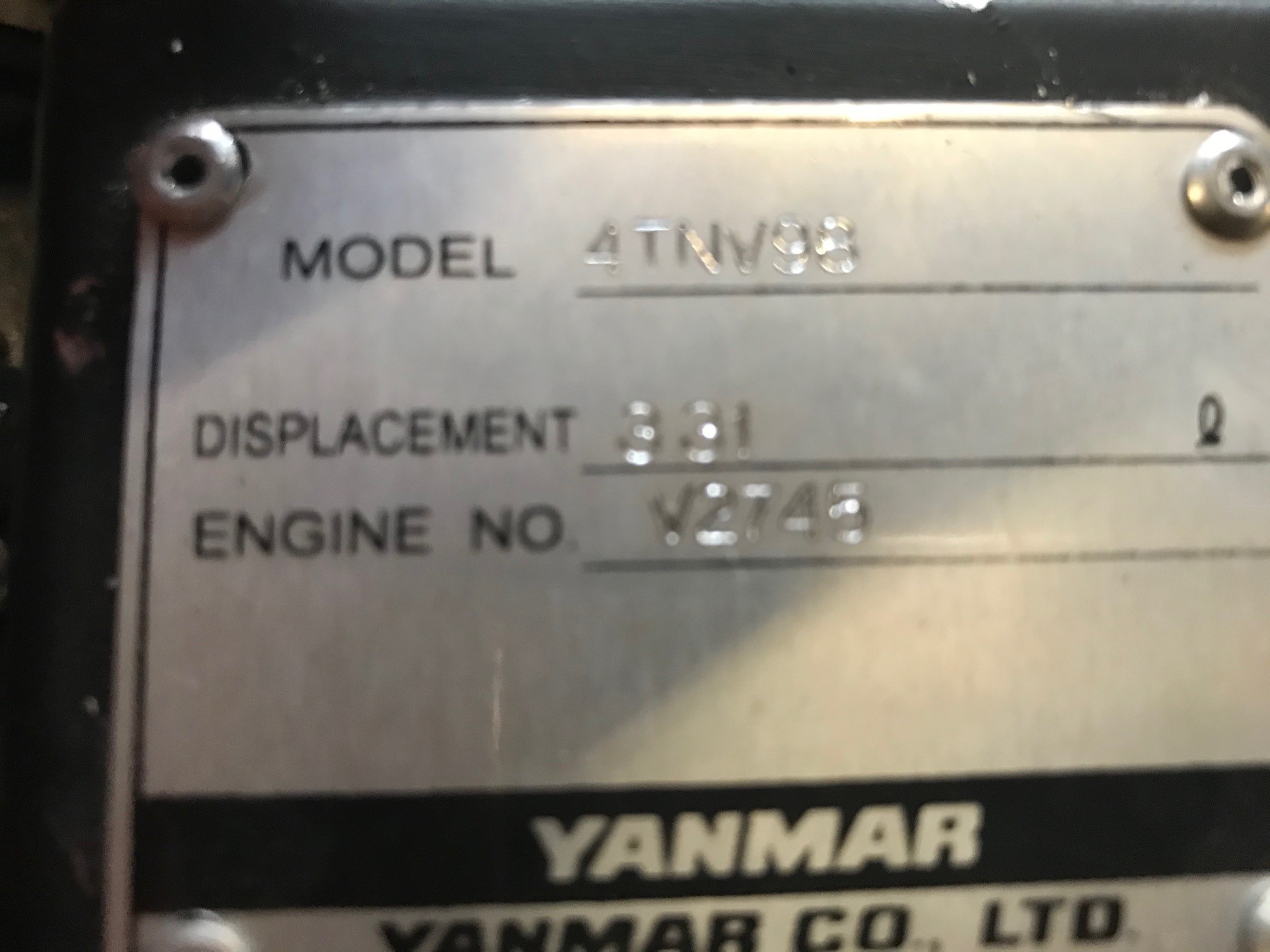 Yanmar 4tnv98 16v Engine | Diesel Engines | RD Diesels