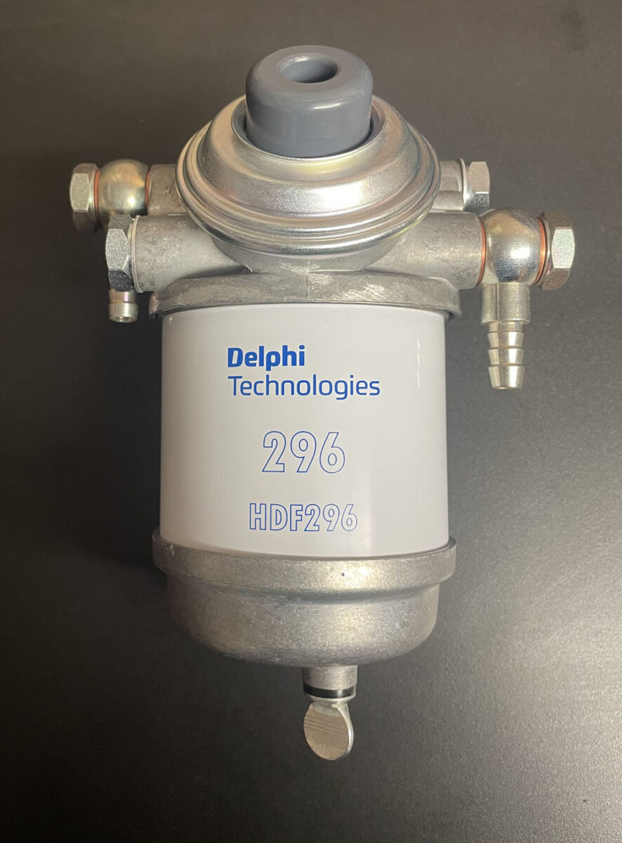 Diesel Cav Fuel Water Trap | 10mm Hose Tails | RD Diesels