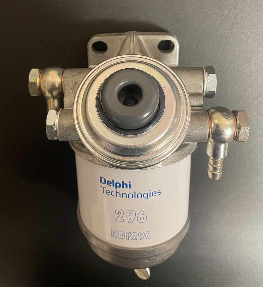 Diesel Cav Fuel Water Trap | 10mm Hose Tails | RD Diesels