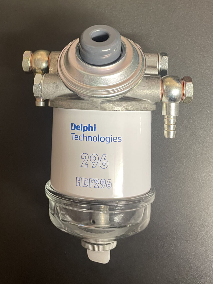 Diesel Cav Fuel Water Trap | 10mm Hose Tails | RD Diesels