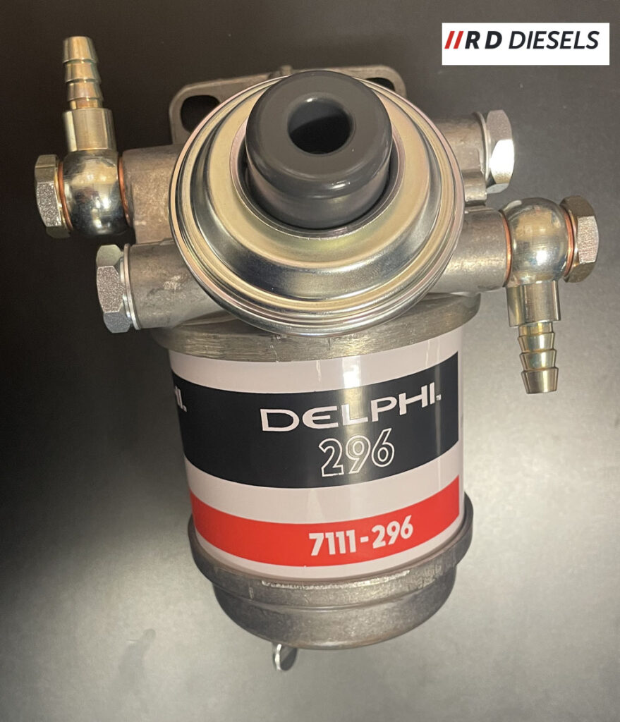 Diesel Cav Fuel Water Trap | 10mm Hose Tails | RD Diesels