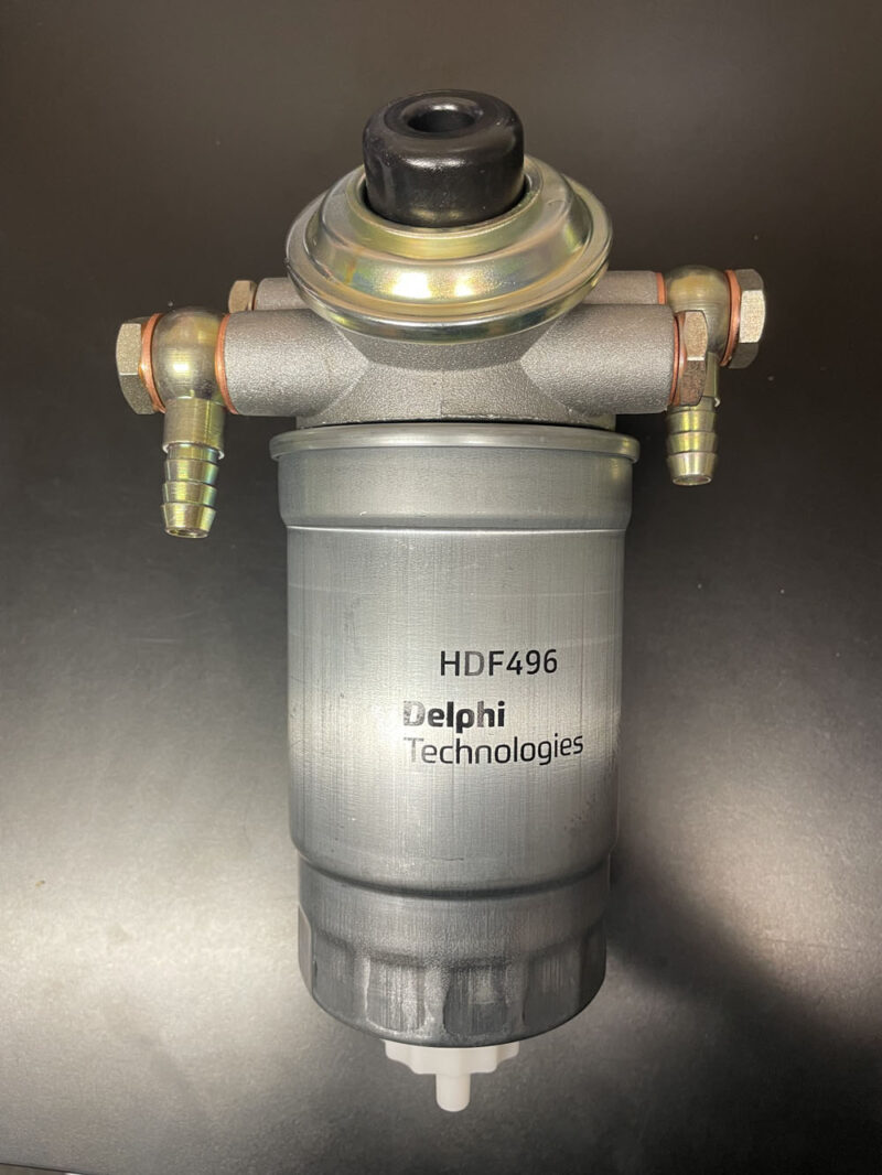 DELPHI BOSCH FUEL FILTER HEAD KIT C/W 8MM BANJOS AND PRIMER TOP ...