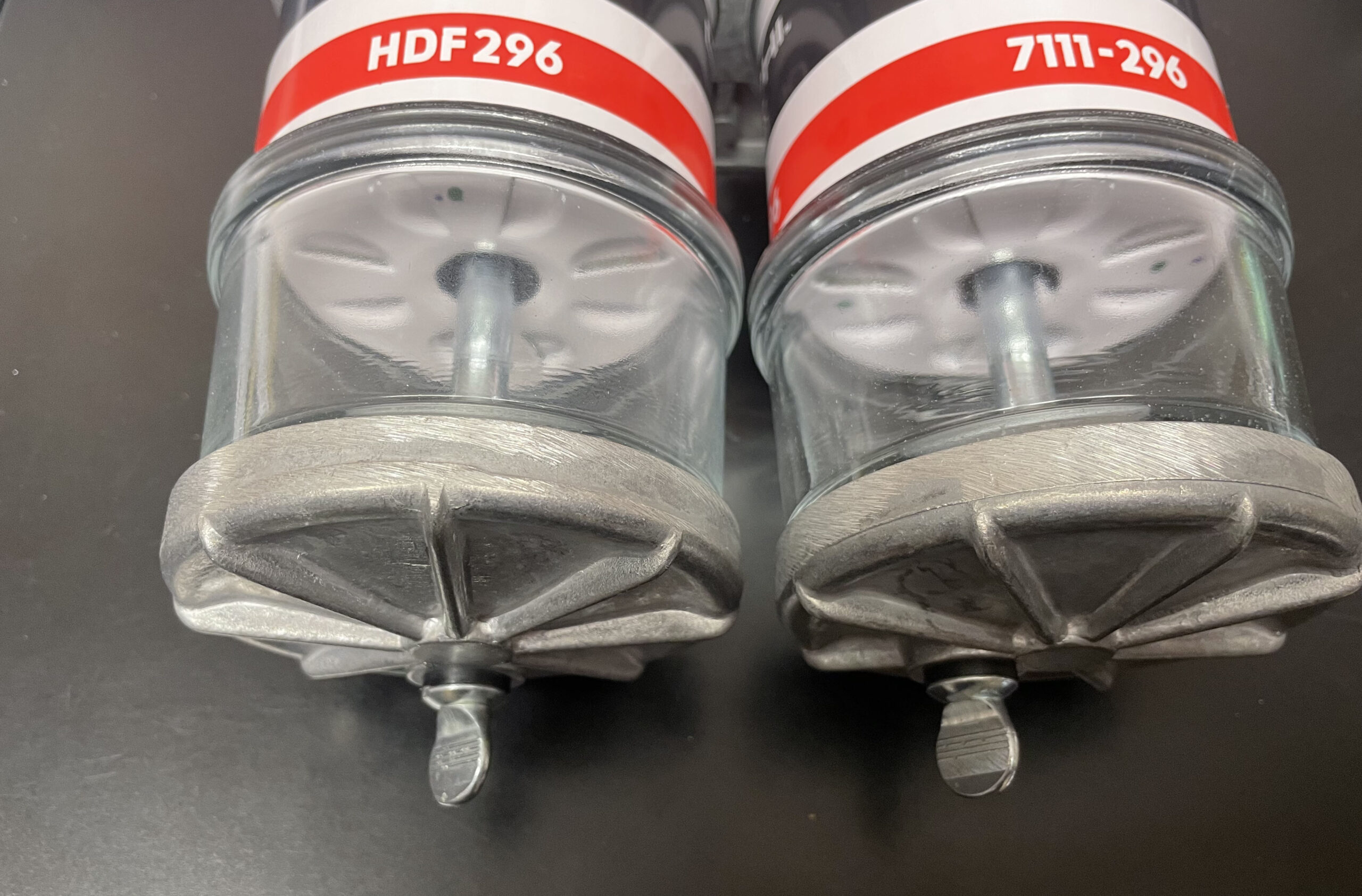 DELPHI CAV295 TWIN FUEL DOUBLE FILTER WATER TRAP 1/2 UNF PORTS WITH ...