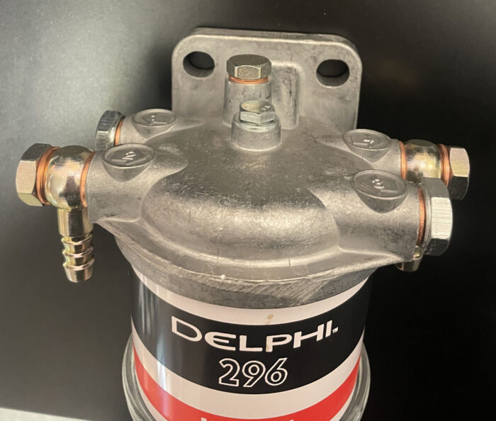CAV 296 DELPHI DIESEL FUEL WATER TRAP 1/2 UNF PORTS WITH 10MM HOSE ...