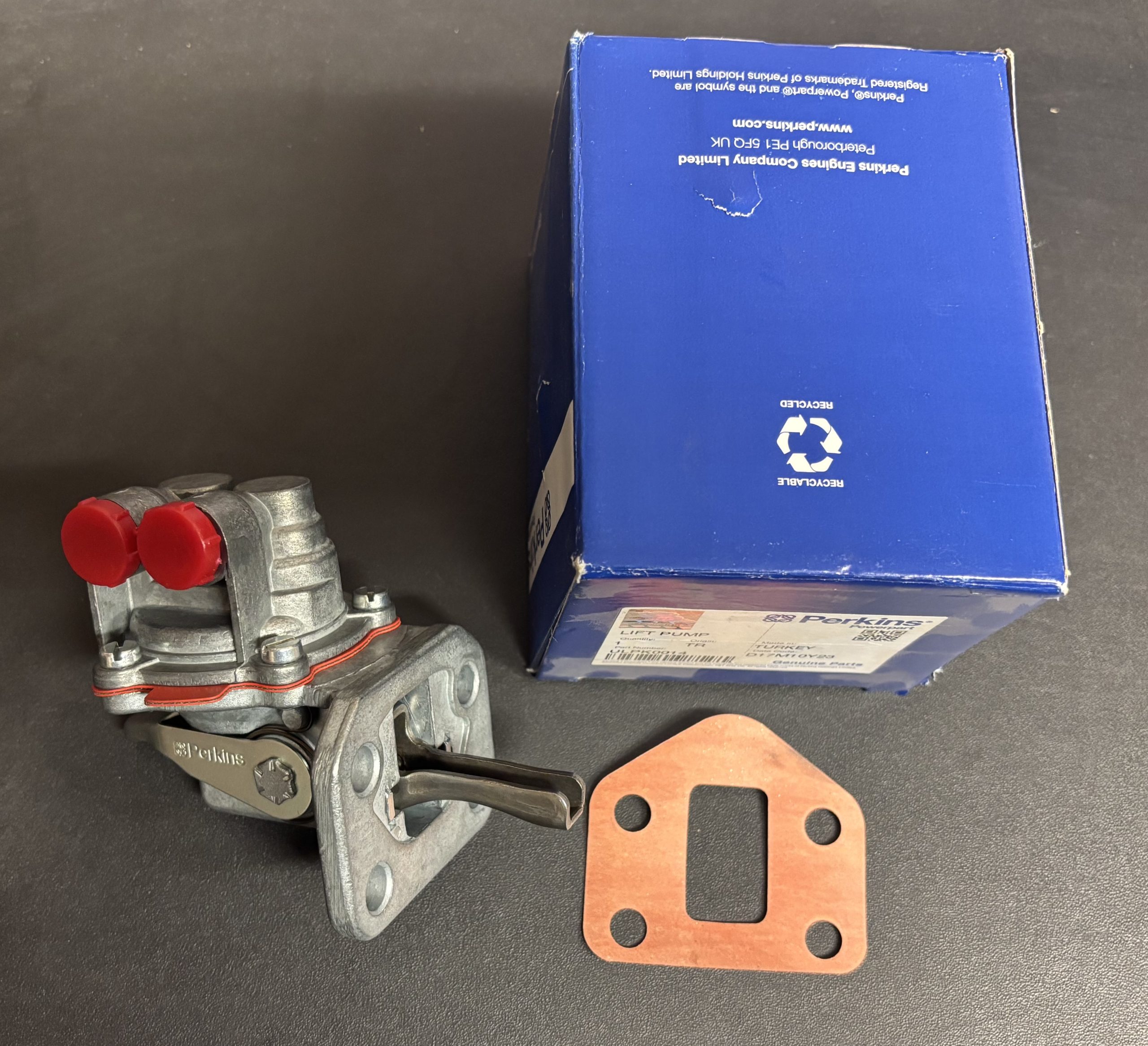 Perkins a4.107 a4.108 fuel lift pump 4 bolt type genuine perkins ...
