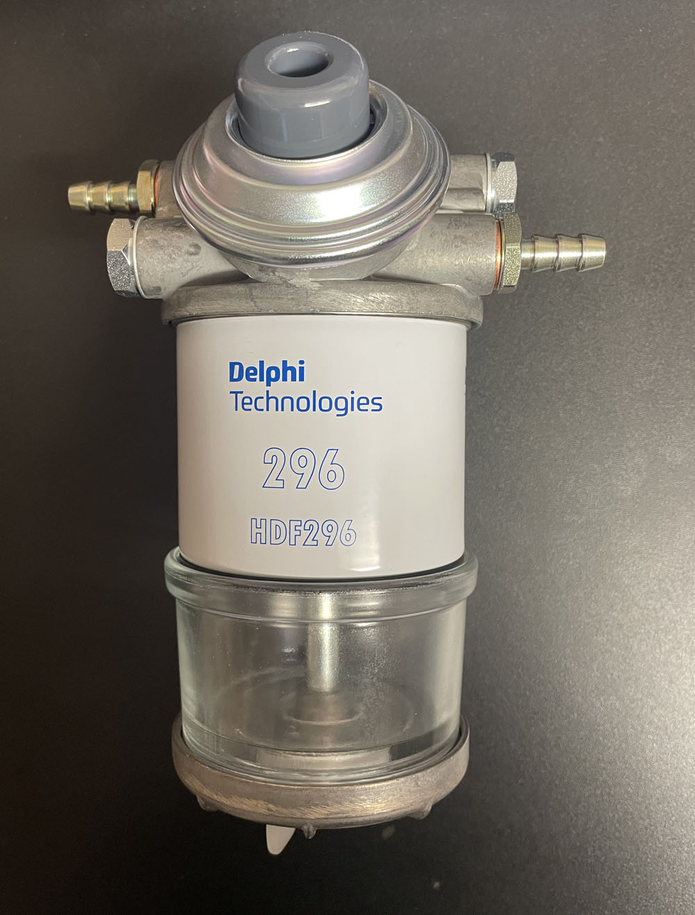 Diesel Cav Fuel Water Trap | 8mm Hose Tails | RD Diesels