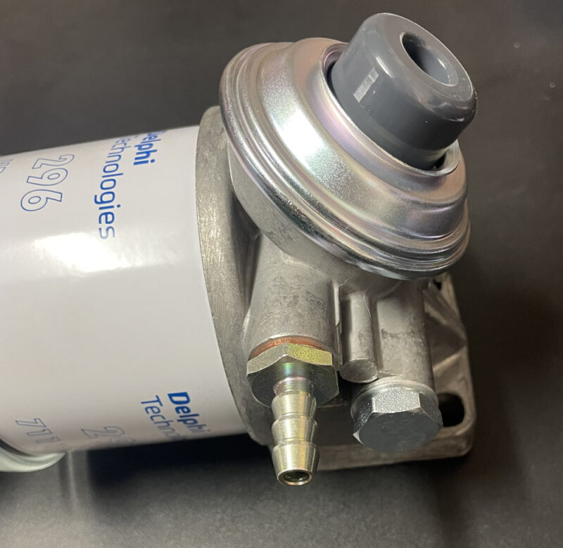 Diesel Cav Fuel Water Trap | 8mm Hose Tails | RD Diesels