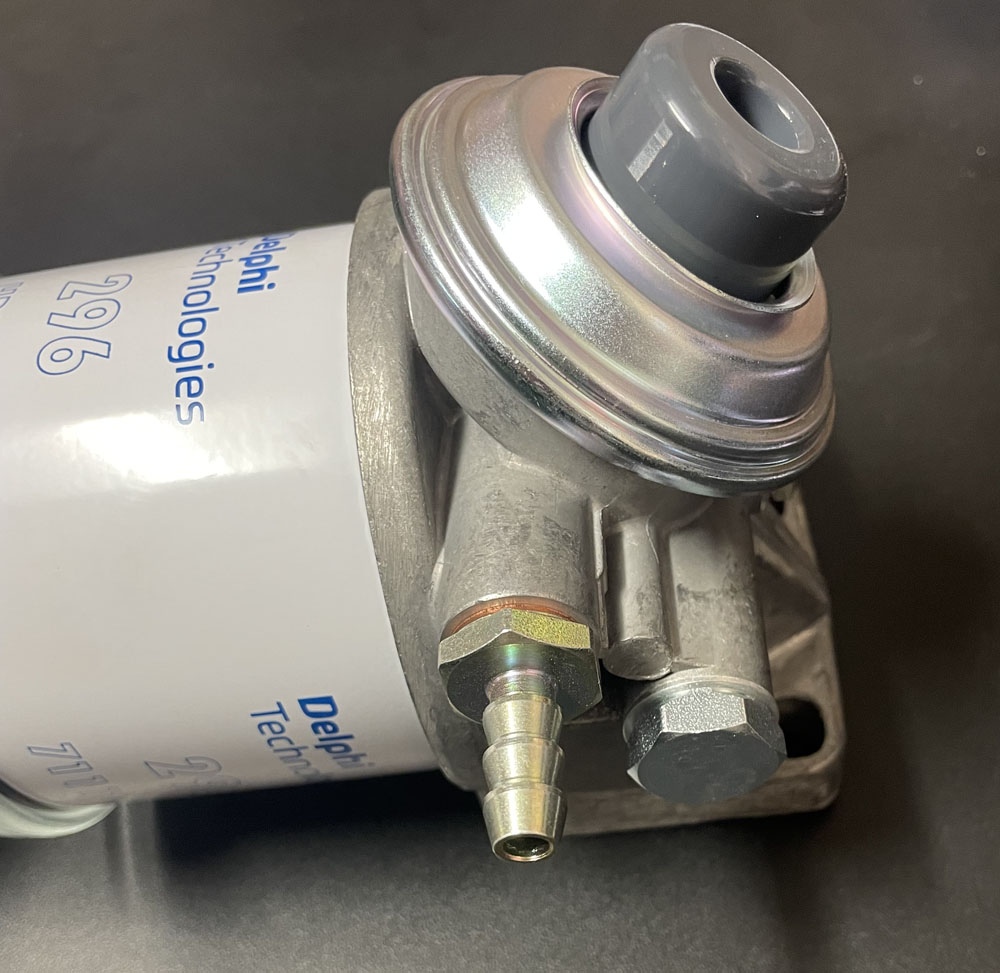 Diesel Cav Fuel Water Trap | 8mm Hose Tails | RD Diesels