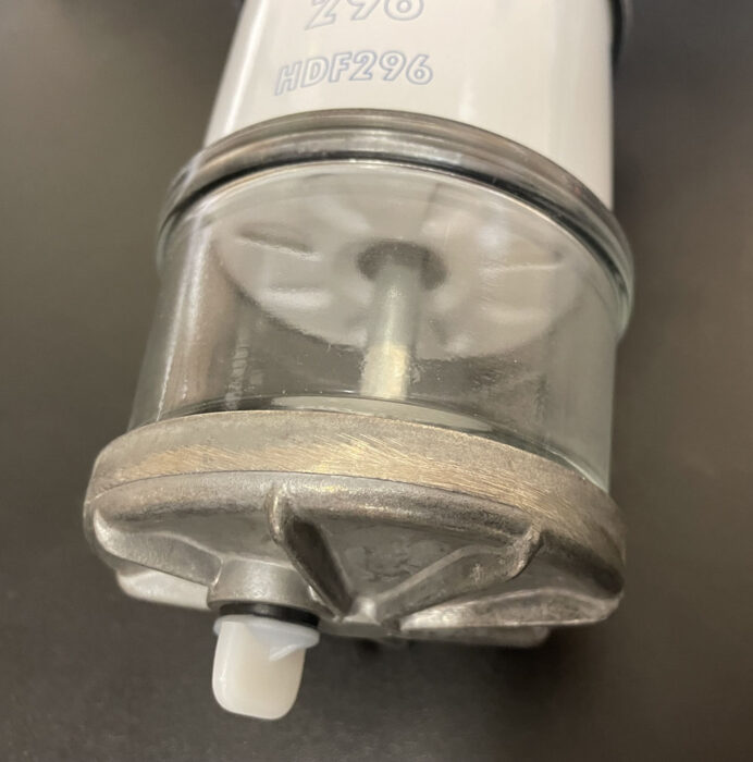 Diesel Cav Fuel Water Trap | 8mm Hose Tails | RD Diesels