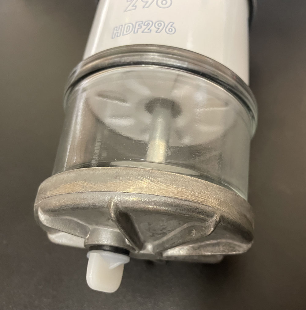 Diesel Cav Fuel Water Trap | 8mm Hose Tails | RD Diesels