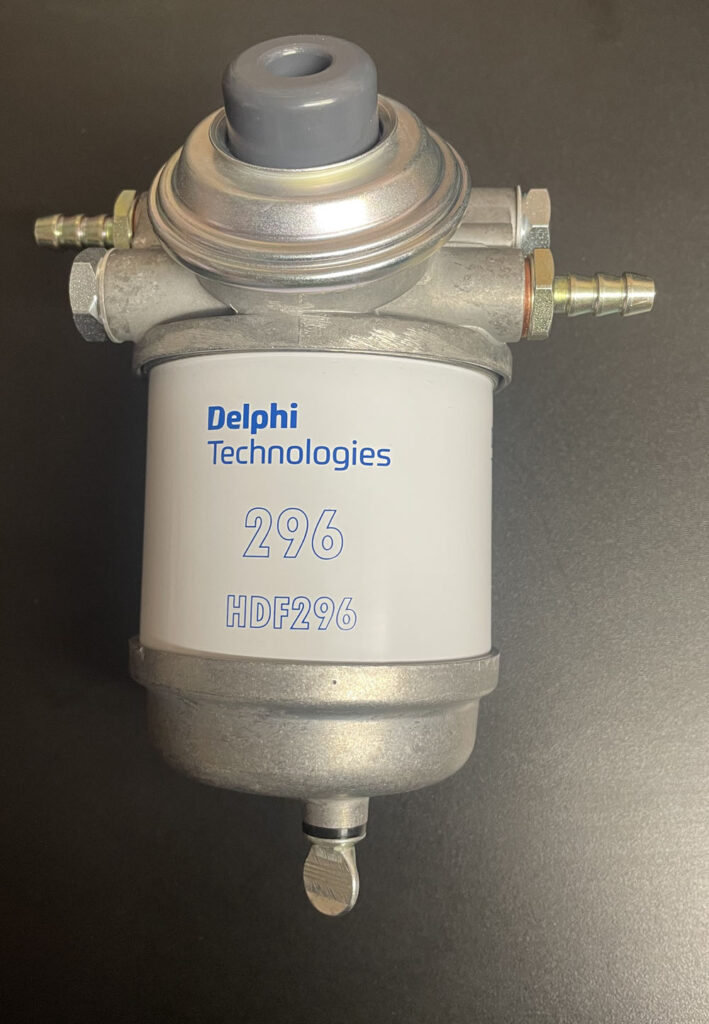 Diesel Cav Fuel Water Trap | 8mm Hose Tails | RD Diesels