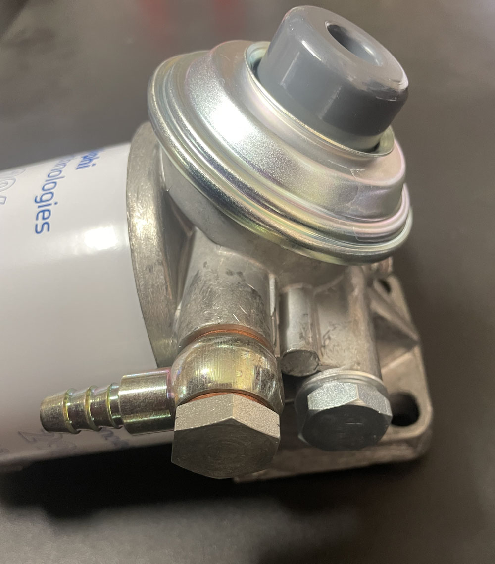 Diesel Cav Fuel Water Trap | 8mm Hose Tails | RD Diesels