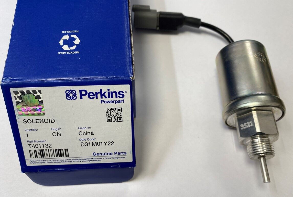 U85206520 SOLENOID - STOP for PERKINS 100,400 (U85206452, 185206450 ...
