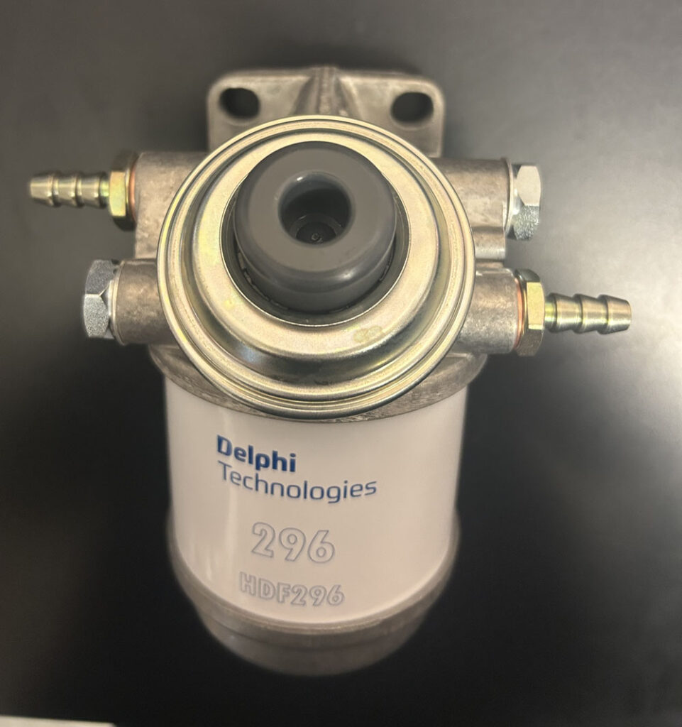 Diesel Cav Fuel Water Trap | 8mm Hose Tails | RD Diesels