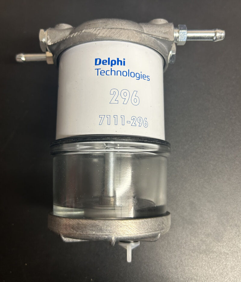 DIESEL WATER TRAP KIT DEEP BOWL TYPE C/W 8MM HOSE TAILS SUIT MARINE ...