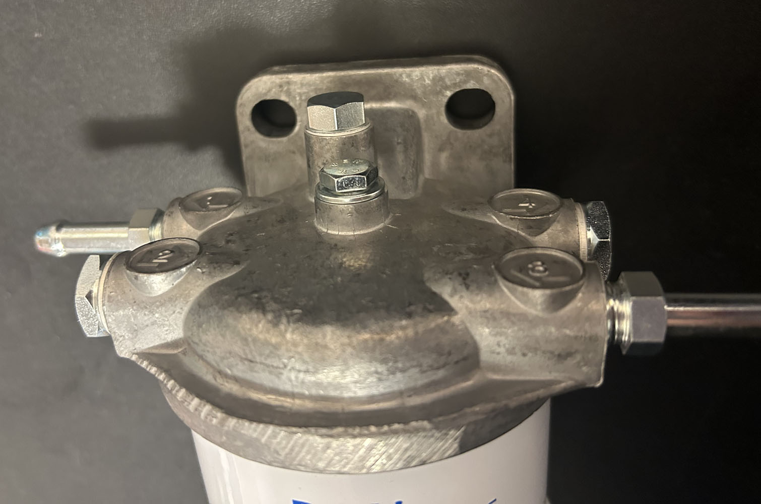 DIESEL WATER TRAP KIT DEEP BOWL TYPE C/W 8MM HOSE TAILS & METAL DRAIN ...