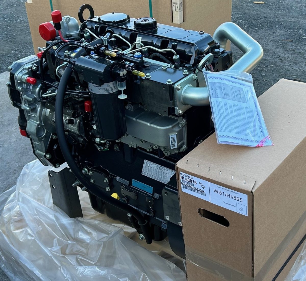 PERKINS 1104D-44T 75KW INDUSTRIAL SPEC MECHANICAL ENGINE NL83876 | RD ...