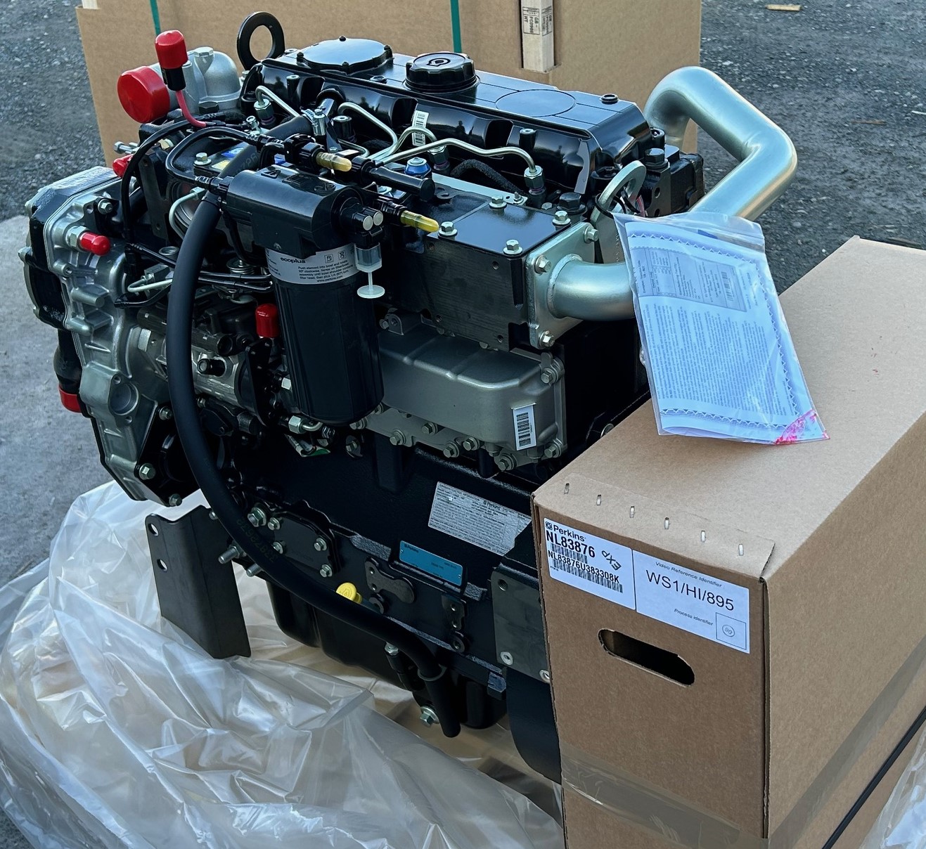PERKINS 1104D-44T 75KW INDUSTRIAL SPEC MECHANICAL ENGINE NL83876 | RD ...