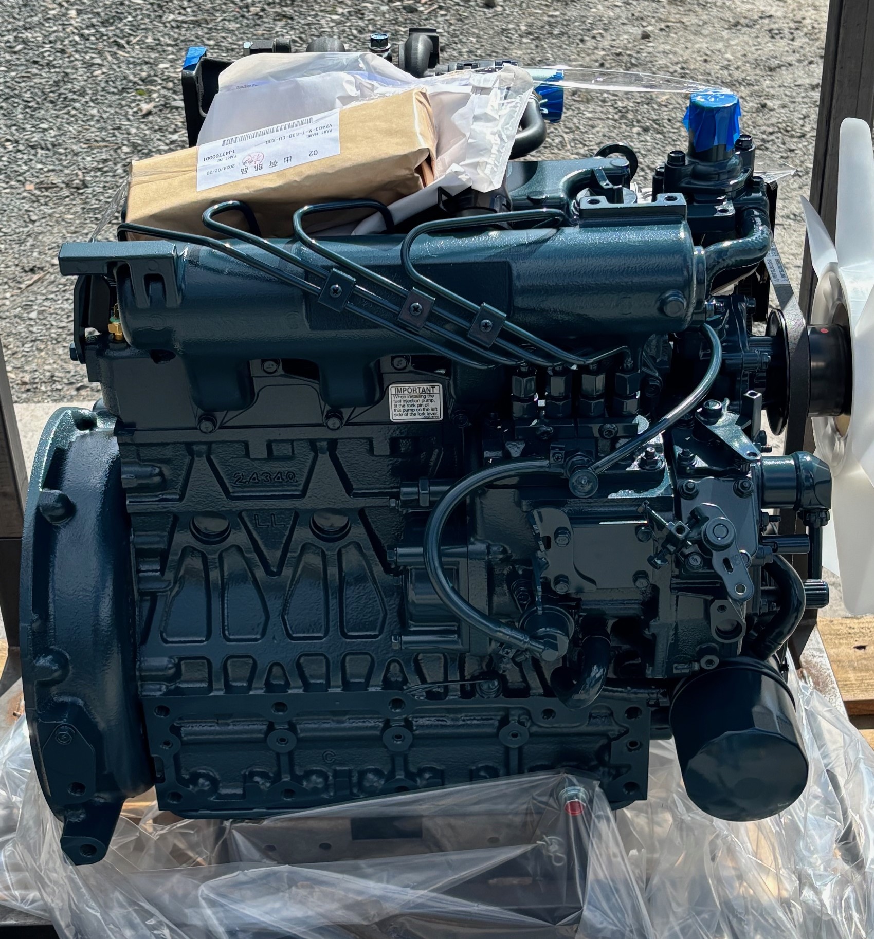 KUBOTA V2403-T COMPLETE NEW ENGINE | RD Diesels