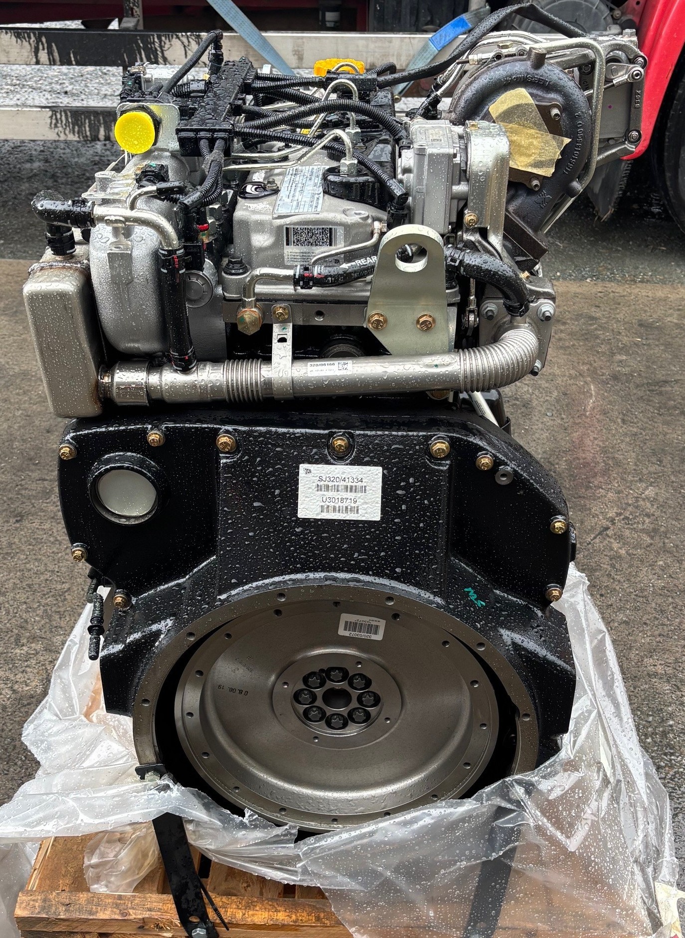 JCB 444 T4F COMPLETE NEW ENGINE FOR SALE 68KW 81KW 93KW MID MOUNTED ...